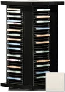 Amazon.com: Coastal Revolving DVD Multimedia Storage Rack Finish ...