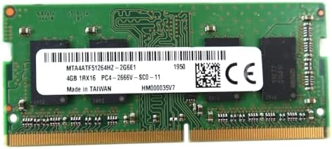 Micron MTA4ATF51264HZ-2G6E1 PC4-2666 4GB DDR4 SODIMM Memory at Amazon.com