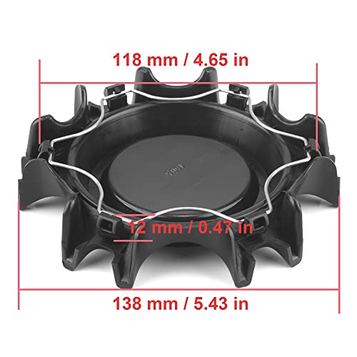 Snapklik.com : Tacoma Wheel Center Caps,138mm Rim Cover Black Hub Caps ...