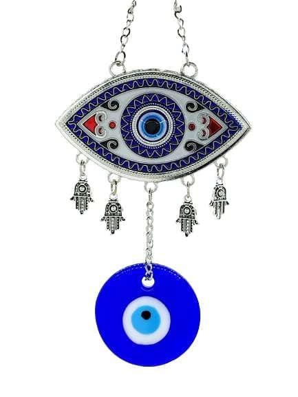 Buy Silver Trees-Turkish Big Evil Eye Hanging,Nazar Battu Goodluck ...