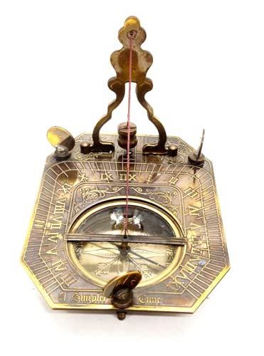 Indian NAUTICALS Art Antique Brass Pendulum Compass for Hiking, Camping ...