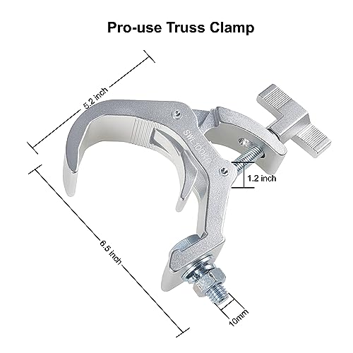 Truss Clamp Stage Lights Clamp 40-60mm, 4PCS Eyeshot TUV Heavy Duty ...