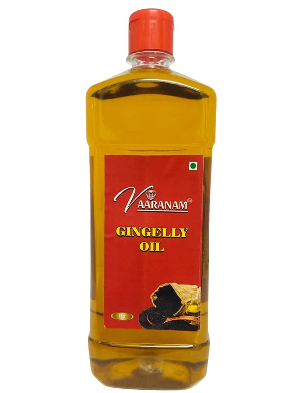 Vaaranam Woodpress Gingely Oil, 1 Litre : Amazon.in: Grocery & Gourmet ...