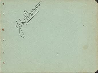 John Darrow - Signature at Amazon's Entertainment Collectibles Store
