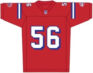 Amazon.com: Daniel Bateman 56 Wash Home Football Jersey Sewn League ...