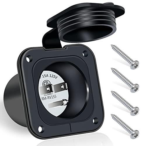 Snapklik.com : EilxMag 15 Amp Inlet, 125V Shore Power Inlet Power Inlet ...