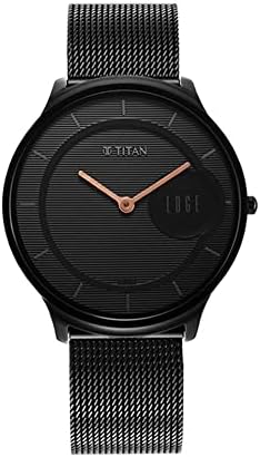 Titan Edge Ceramic Black Dial Analog Ceramic Strap watch for Men ...