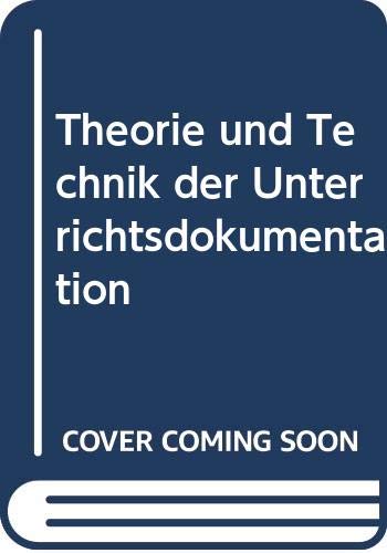 Amazon.co.jp: Theorie und Technik der Unterrichtsdokumentation ...