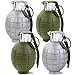 Amazon.com: Liberty Imports 4 Pack Kids Toy Military Army Pretend Play Plastic Hand Grenades ...