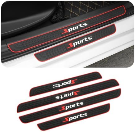 Amazon.com: BELOMI 4PCS Car Door Threshold Protection Stickers, Auto ...