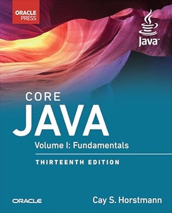 Core Java, Volume I: Fundamentals : Horstmann, Cay: Amazon.in: Books