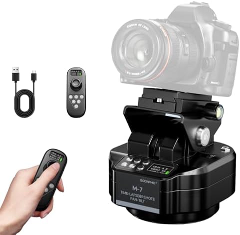 Amazon.com : Soonpho M7 Motorized Rotating Panoramic Tripod Head for ...