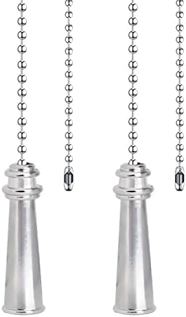 Amazon.com: Dotlite Metal Ceiling Fan Pull Chain Set, Decorative Fan ...