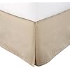 Amazon.com: Levtex Home King Size Faux Linen Dust Ruffle, 17-inch Drop ...