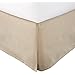 Amazon.com: Levtex Home King Size Faux Linen Dust Ruffle, 17-inch Drop ...