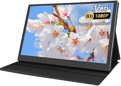 Amazon.com: Kenowa 15.6 Inch Portable Monitor, Full HD 1080P IPS Screen ...