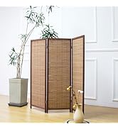 Amazon.com - Furnnylane 4 Panel Room Divider Short Folding Screen ...