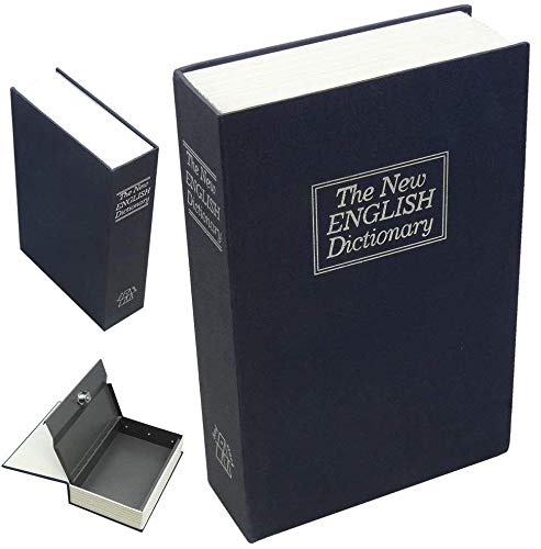 Istara Book Safe Metal Dictionary Book Type Jewellery Safe Metal Cash ...