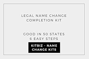 Amazon.com : Legal Name Change Completion Kit Forms : Office Products