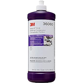 Amazon.com: 3M Perfect It EX Rubbing Compound Quart 36060 by 3M : Automotive