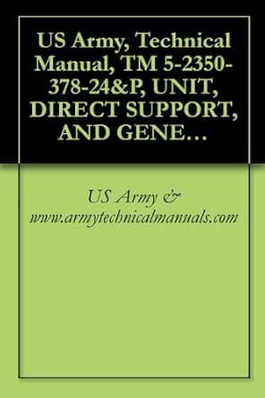 US Army, Technical Manual, TM 5-2350-378-24&P, UNIT, DIRECT SUPPORT ...