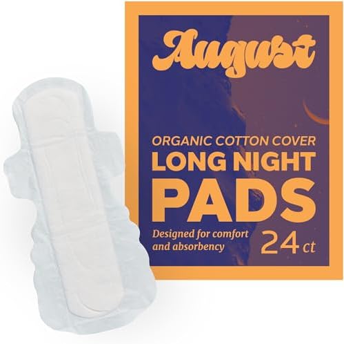 Amazon.com: August Overnight Pad with Wings, Overnight Pads for Women ...