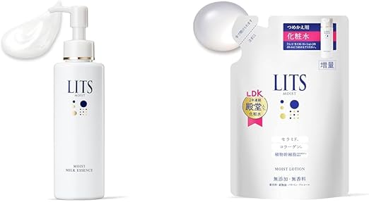 Amazon | 【セット買い】ミルク美容液 [お肌ふっくら] リッツ モイスト 100ml + リッツ 【リニューアル25% 増量】とろみ化粧水 [やさしい無添加] モイストローション ...