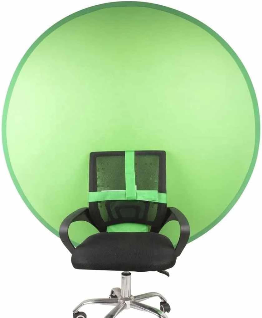 SMILEDRIVE Green Chroma Background Screen for Chairs - Fits Most Chairs ...