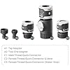 Amazon.com: Vego Quick Connector Set with Shut-off Valve, Water Stop ...