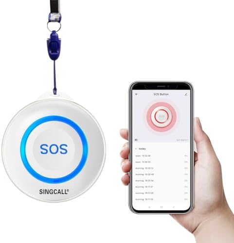 SINGCALL Tuya Wifi Smart SOS Emergency Button System, Personal Alarm ...