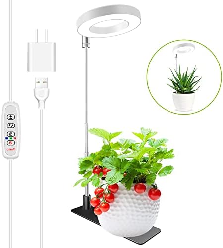 Amazon.com: Plant Grow Light for Indoor Plant,Bamboo Mini LED Grow ...