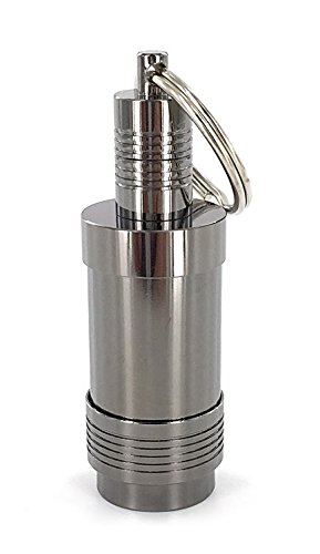 Buy Stainless Steel Oil Vial Keychain - Push-Button Dropper ...