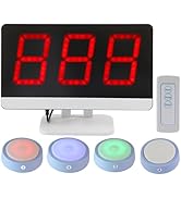 Amazon.com: LOUKIENE Wireless Quiz Answer Game Buzzer System Gameplay ...