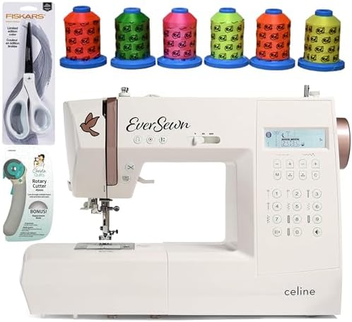 Amazon.com: EverSewn Ce line Sewing Machine Bundle with 6 Pack Threads ...