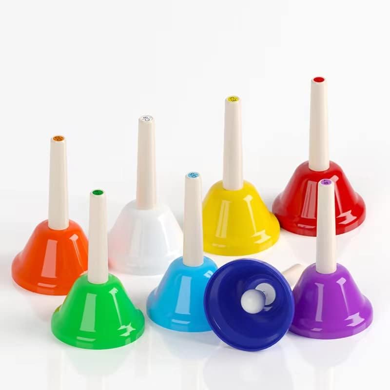 Amazon.com: Handbells, Hand Bells Set 8 Note Musical Bells with ...