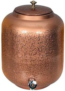 Buy AQUIRIOS Copper Container 10 LTR Copper Tank Copper Water Dispenser ...