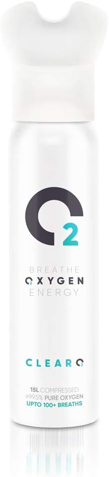 ClearO2 15L Pure Breathing Oxygen Can with Inhaler Cap | Made in ...