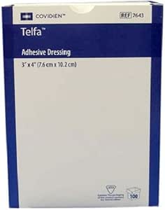 Amazon.com: TELFA"Ouchless" Nonadherent Dressings - 3 x 4" Adhesive ...
