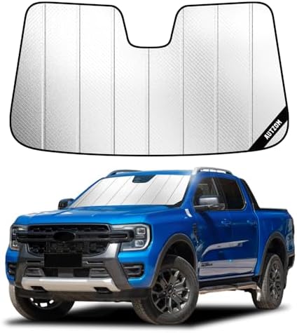 Amazon.com: Windshield Sun Shade for Ford Ranger 2024-2026, Custom-fit ...