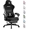 Dowinx Gaming Chair Fabric with Pocket Spring Cushion, Ergonomic ...