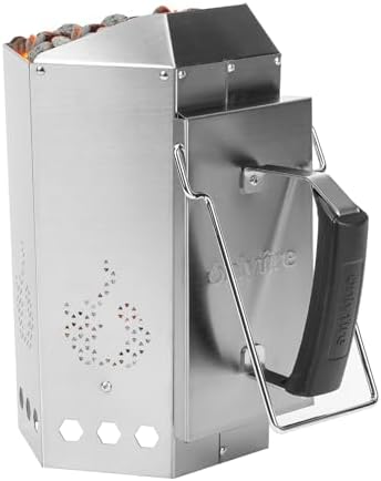 Amazon.com : onlyfire Charcoal Chimney Starter BBQ Chimney Starter for ...
