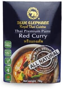 Amazon.com : Blue Elephant Red Curry Paste 70g : Grocery & Gourmet Food