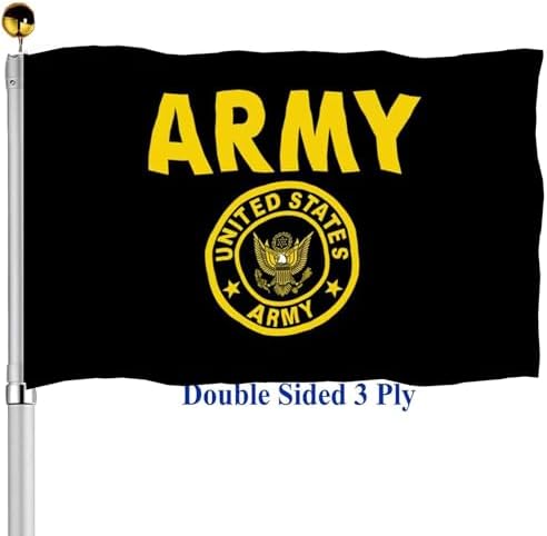 Amazon.com : US Army Veteran Military Flag 3x5 Outdoor Double Sided 3 ...
