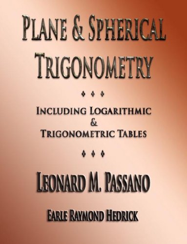 Amazon | Plane And Spherical Trigonometry | Passano, Leonard M ...