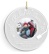 Amazon.com: Personalized Bumps First Christmas Acrylic Ornaments ...