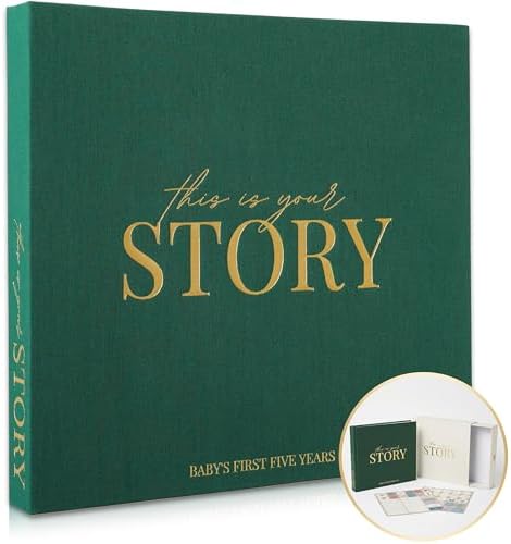 Amazon.com: Baby Memory Book & Baby Keepsake Book to Record Baby's ...