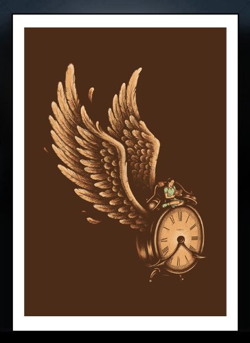 CrudeArea 'Time Flies' Poster by Enkel Dika (Frame, 58.42 cm x 73.66 cm ...