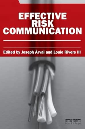 Effective Risk Communication | Amazon.com.br