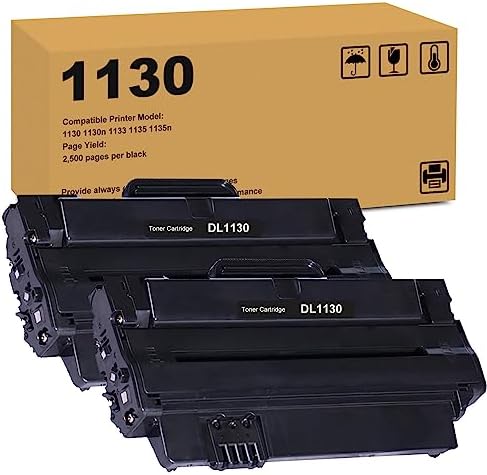 Amazon.com: 1130 Black Toner Cartridge Replacement for Dell 1130 1130n ...