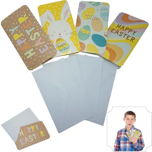 4Pk Easter Money Wallets with Envelopes, Holiday Money Wallet, Easter ...